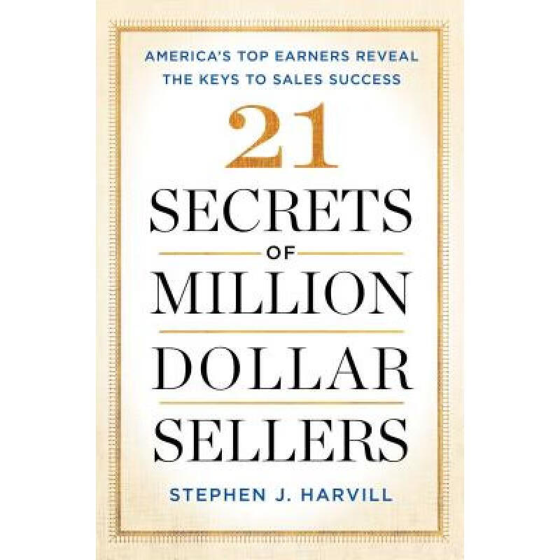 百万富翁卖家的21个秘密 21 Secrets of Million-Dollar Se...