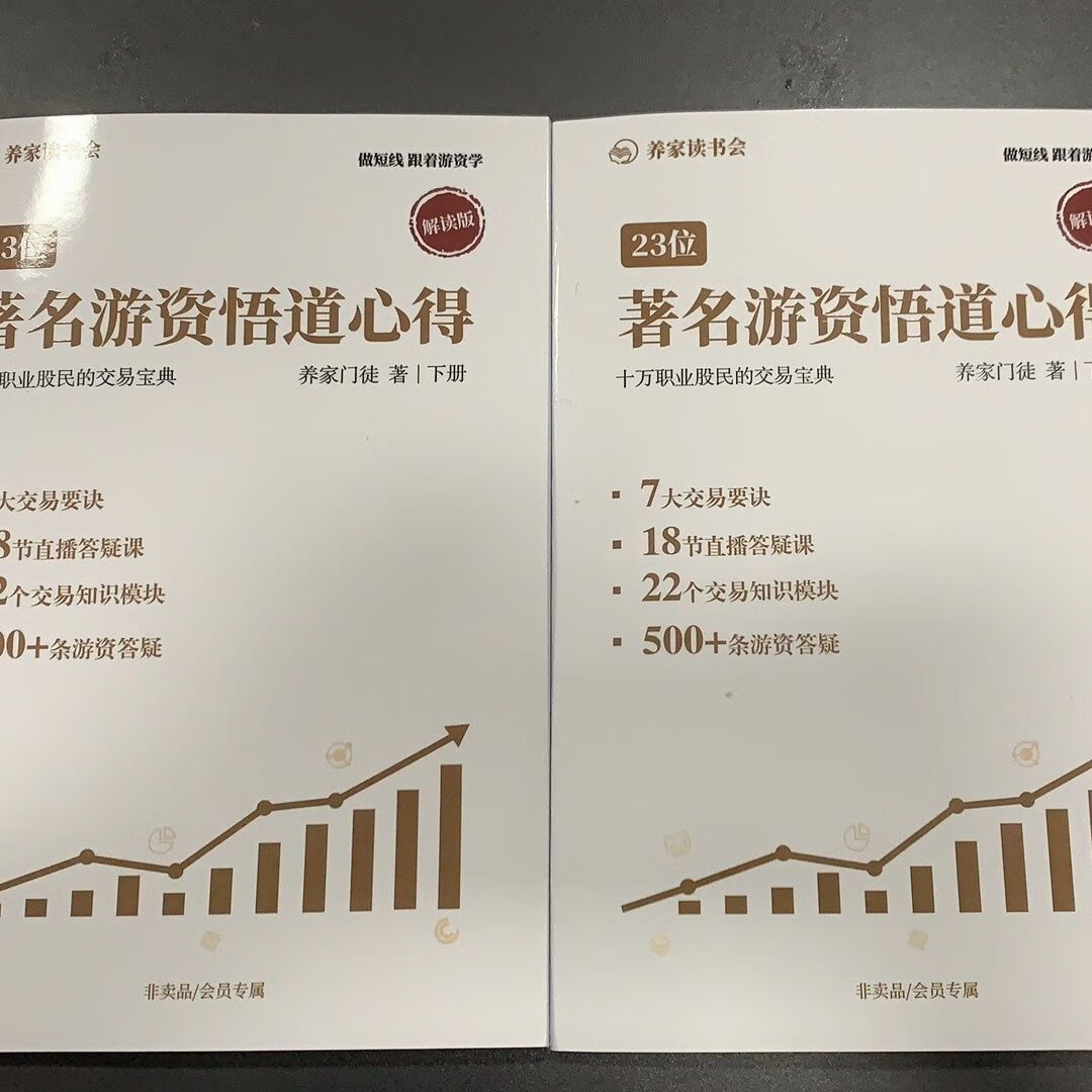 游资悟道心得游资实战交割单彩色版版合集游资心得 23位游资悟道