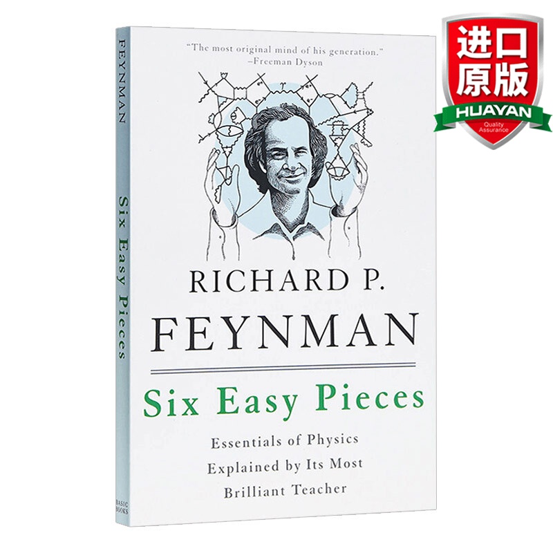 英文原版 费曼讲物理入门 Six Easy Pieces Essentials of Physics Explained by Its Most Brilliant Teacher 第4版