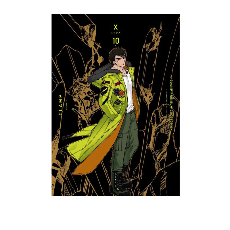 漫画 CLAMP豪华选集 X战记 CLAMP PREMIUM COLLECTION KADOKAWA 司狼神威 桃生封真 绿山墙日文原版 PREMIUM COLLECTION 10