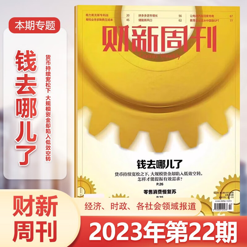 现货 财新周刊杂志 2023年第22期 钱去哪儿了