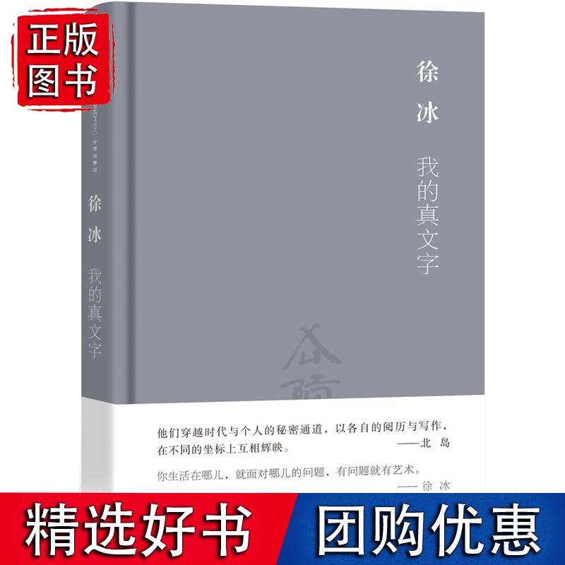 【速发】 我的真文字 天书地书之后艺术家徐冰本真文字
