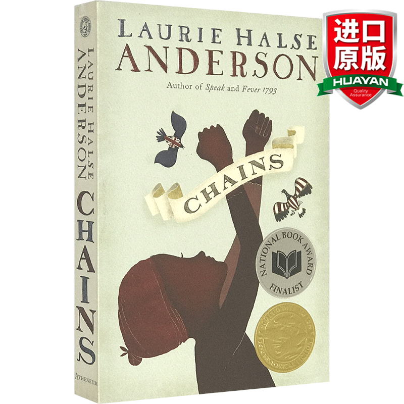 英文原版 链条 Chains 美国中学历史类好书 美国国家图书奖名单