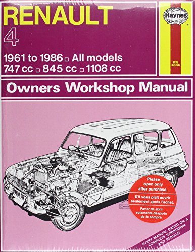 Renault 4 (61 - 86) Haynes Repair Manual
