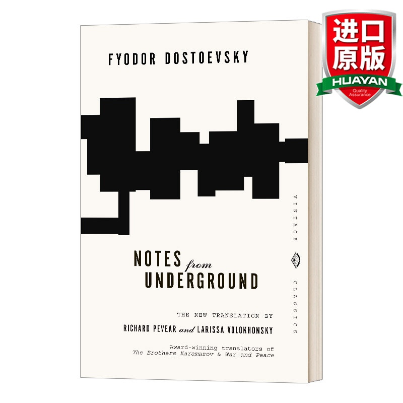 Notes From Underground 英文原版 地下室手记 陀思妥耶夫斯基 英文版 进口英语原版书籍