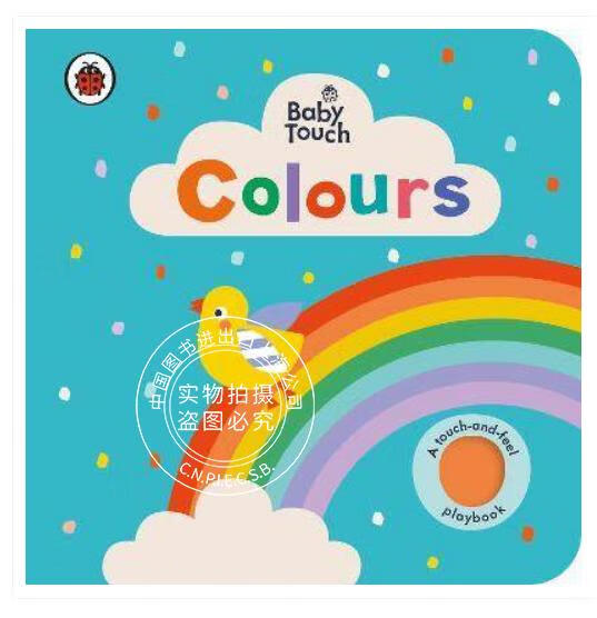 现货 颜色 触摸书小瓢虫宝宝触摸系列 英文原版 Baby Touch Colours 幼儿