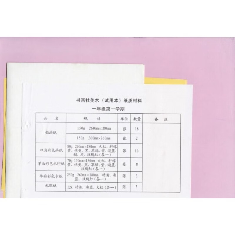 仅纸质材料 不含教材 上海书画出版社小学美术教材1/一年级第一学期上册课本教科书