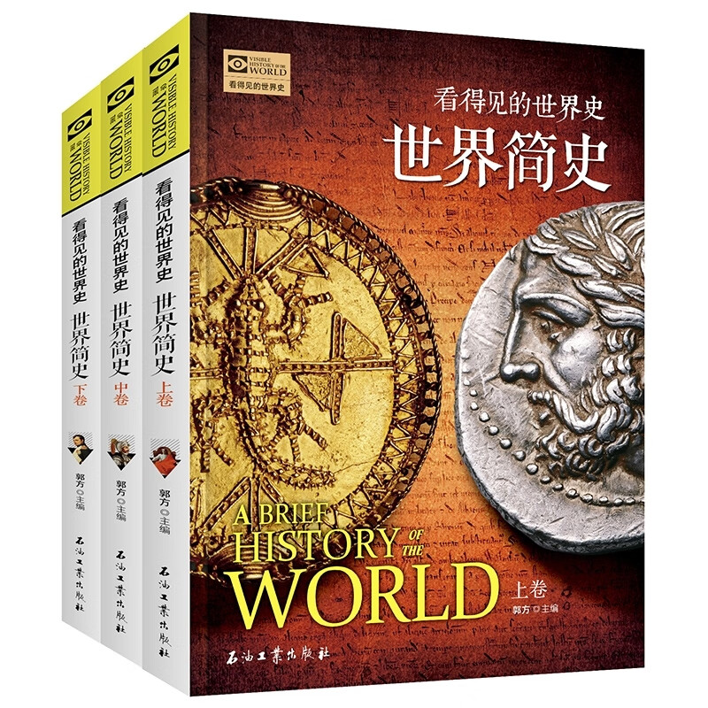 看得见的世界史全套25册世界中国欧洲简史英国法国古罗马古希腊玛雅古埃及历史书儿童青少年版中小学生 世界简史全3册