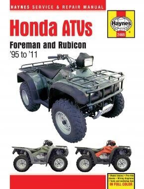 Honda ATVs Foreman & Rubicon (95 - 11) Haynes Repair Manual