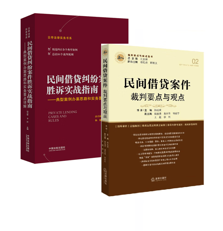 民间借贷纠纷案件胜诉实战指南 民间借贷案件裁判要点与观点 刘贵祥总主编 法律出版社