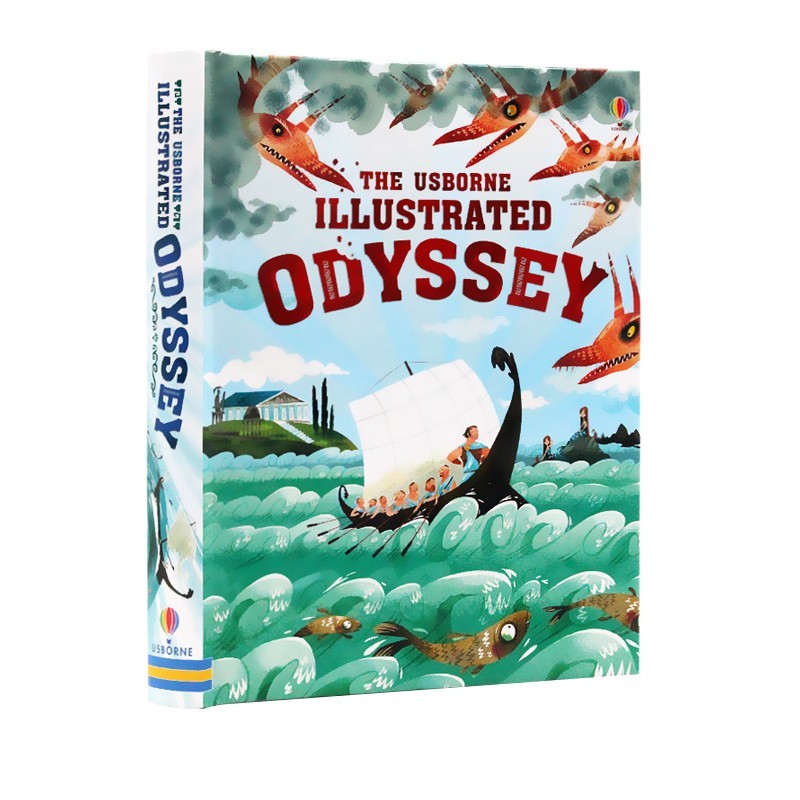 英文原版绘本 Usborne Illustrated Odyssey 奥德赛 精装合辑 经典文学插图故事图画书书 儿童英语课外阅读故事书 . 绿山墙图书