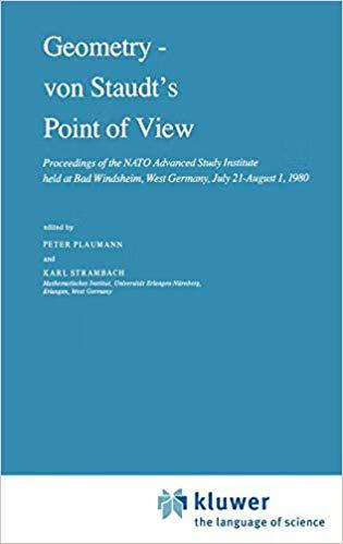 Geometry — von Staudt’s Point of View
