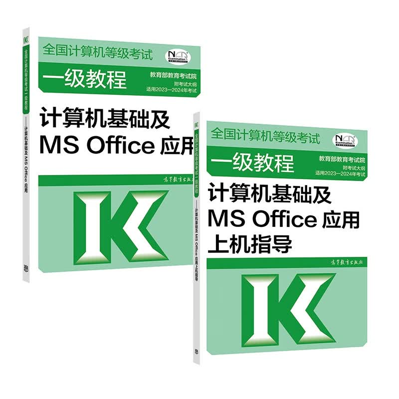计算机基础及MS Office应用+上机指导 共2本