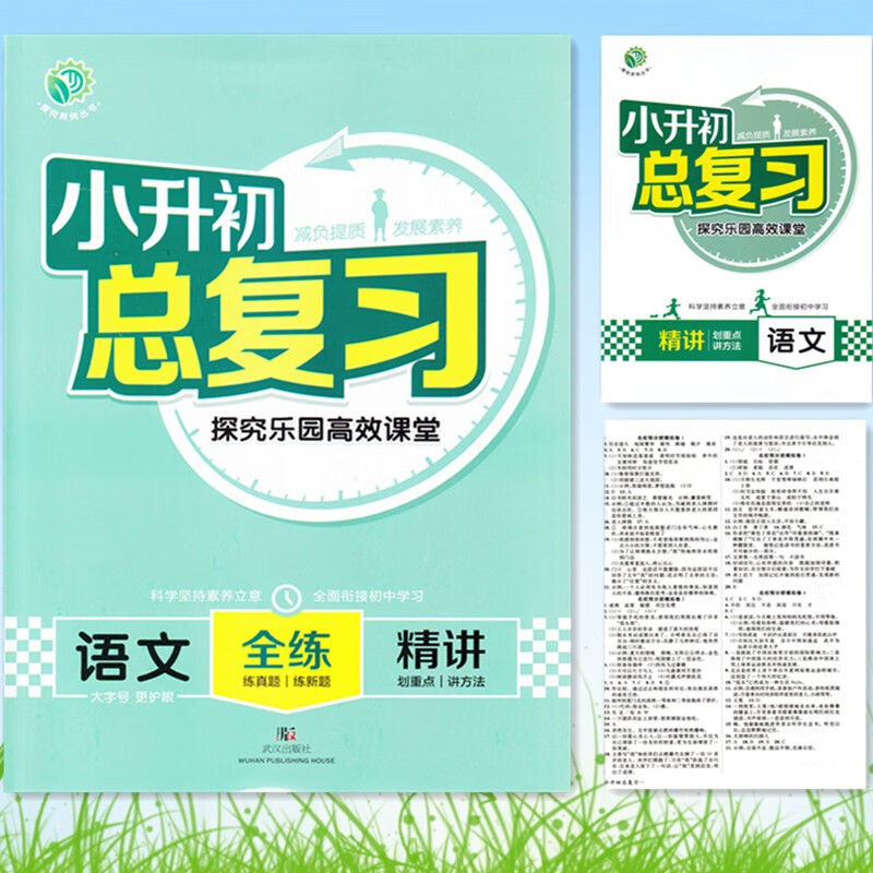 2022版 探究乐园高效课堂 小学毕业 小升初总复习 语文数学英语 学生用书 总复习语文