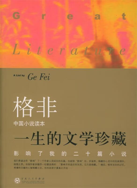 影响了我的二十篇小说—一生的文学珍藏【好书，下单速发】