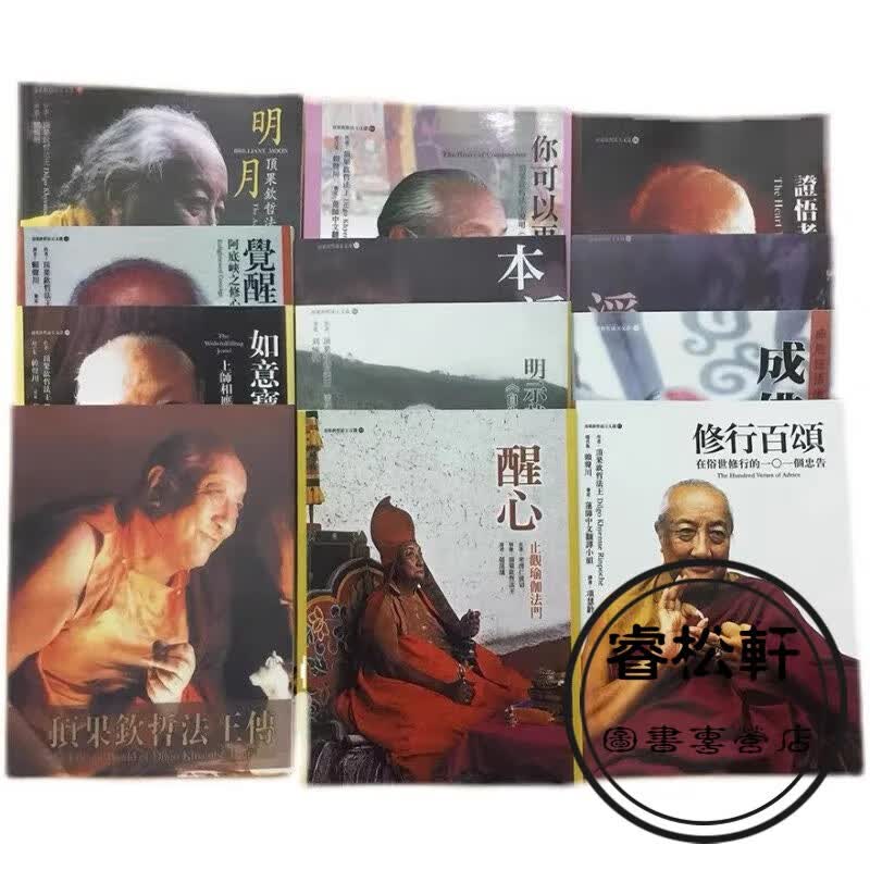 系列顶果钦哲仁波切像画像顶果钦哲上师全12