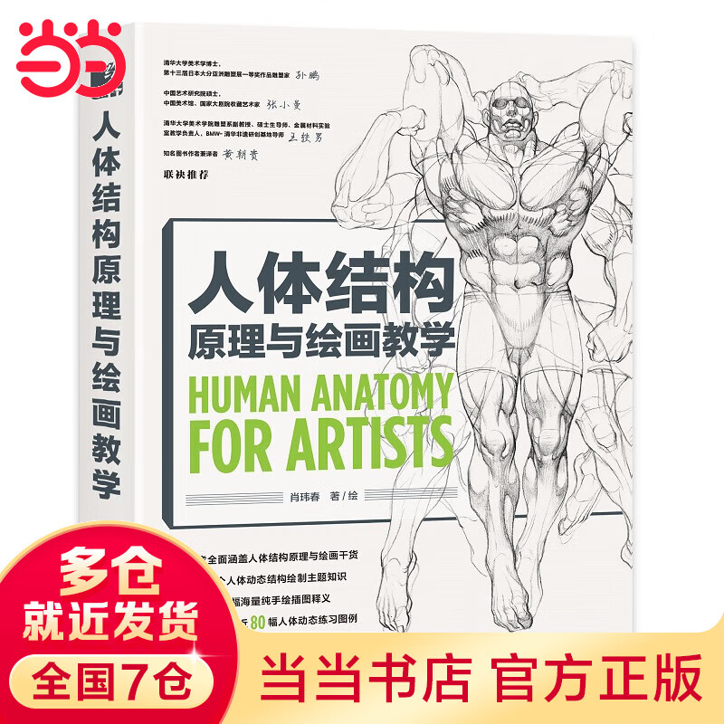 【当当】当当人体结构原理与绘画教学