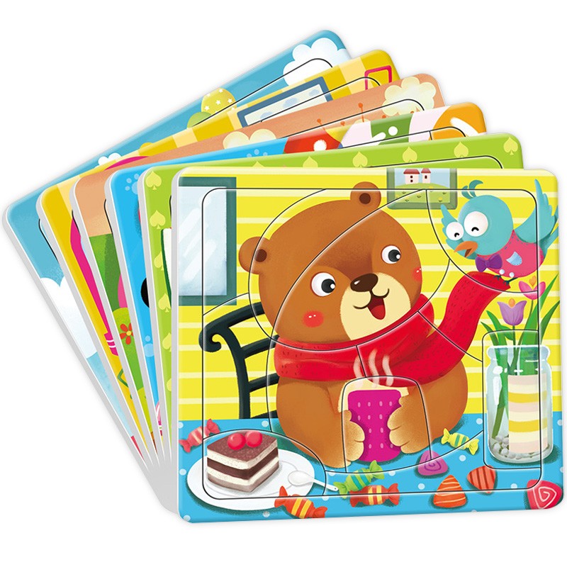小手玩拼图2-3岁 全12片 婴幼儿大块拼图 宝宝专注力训练游戏玩具书儿童早教思维益智图书左脑右脑全脑开发书籍 小手玩拼图（2-3岁）