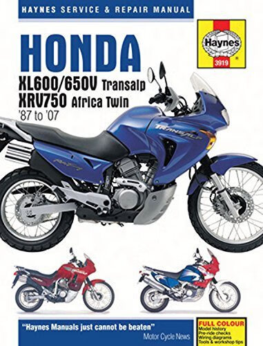 Honda XL600/650V Transalp & XRV750 Africa Twin (87 - 07) Haynes Repair Manual