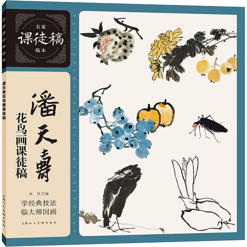 潘天寿花鸟画课徒稿 潘天寿 绘 书籍