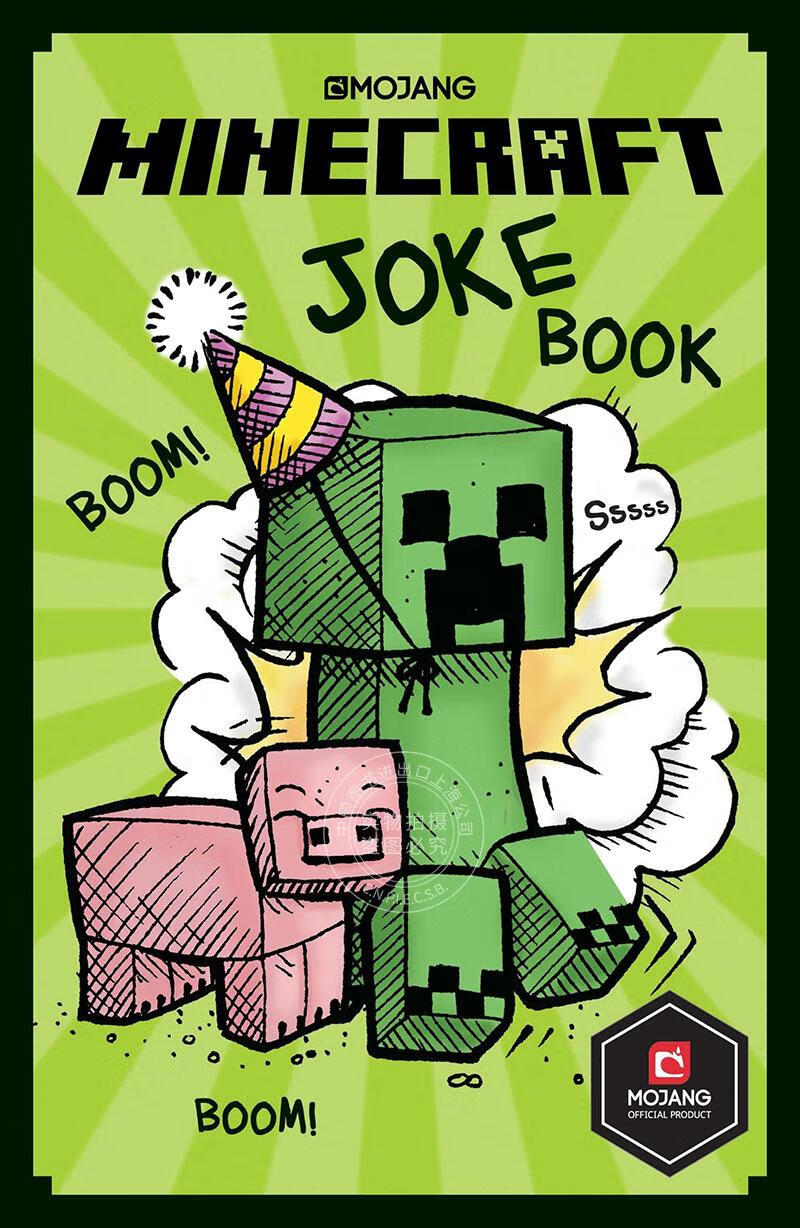 现货 我的世界笑话书 英文原版 Minecraft Joke Book
