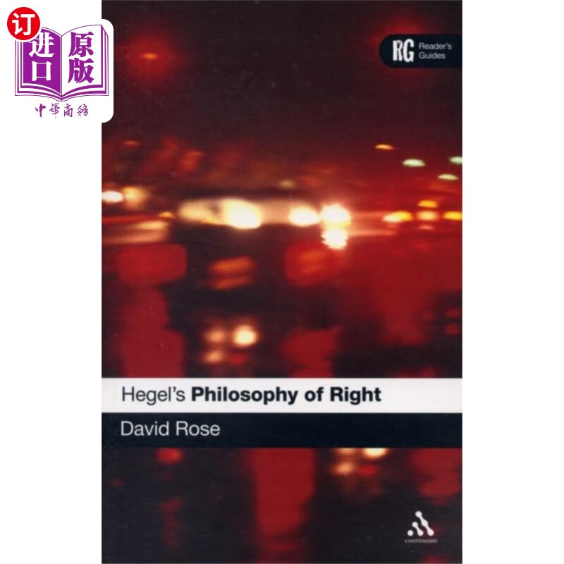 海外直订Hegel's 'Philosophy of Right' 黑格尔的“法哲学”