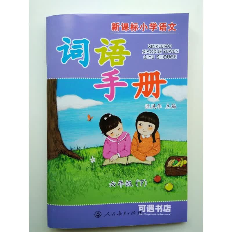 全新旧版人教版小学语文六年级下册词语手册生字生词
