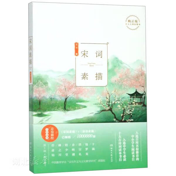 宋词素描 新版 曾冬意境读本 中国古诗词鉴赏辞典古代诗词文学中学生小学生初中生课外读物书目 湖北旗舰店