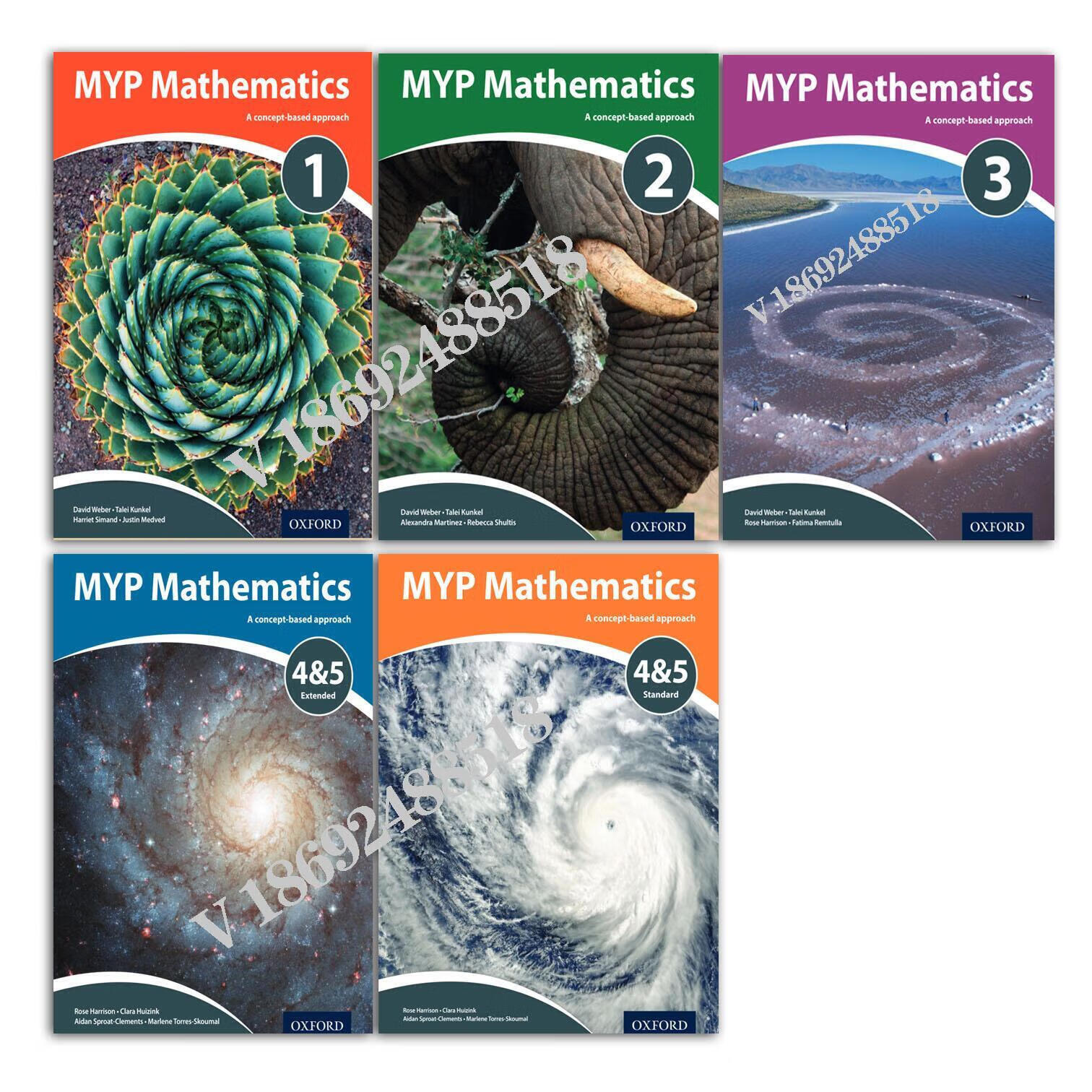 现货/IB MYP Mathematics 1 / 2/ 3 /4&5 extended / standard 单本纸质书（备注）