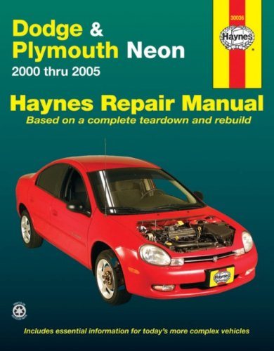 Dodge & Plymouth Neon (2000-2005) Haynes Repair Manual (USA)