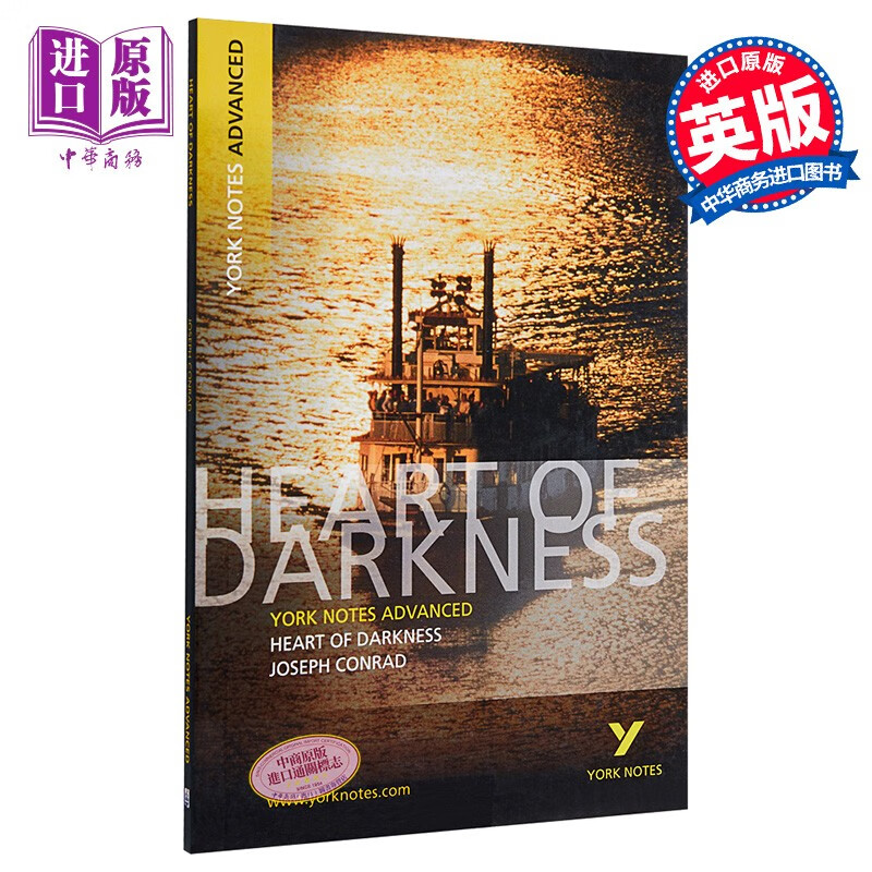 英国经典文学教辅 Heart of Darkness York Notes Advanced 黑暗之心 进阶高级学习笔记 A Level 世界名著小说