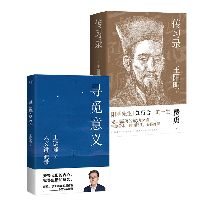 现货 寻觅意义+传习录（套装2册） 王阳明 全译全注 万字导读 哲学 国学爱好者 果麦图书