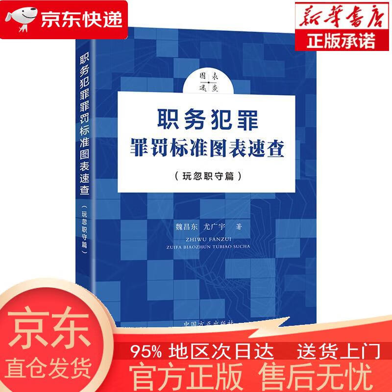 【全新速发】职务犯罪罪罚标准图表速查（玩忽职守篇） 魏昌东，尤广宇 中国方正出版社
