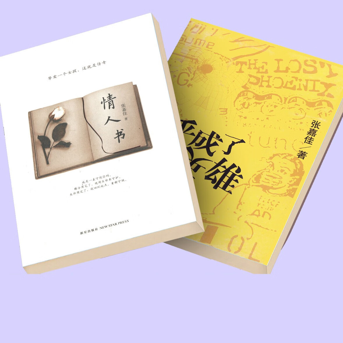 情人书 + 几乎成了英雄 张嘉佳 新星 当代长篇小说 2本
