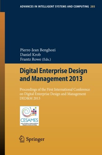 Digital Enterprise Design and Management 2013