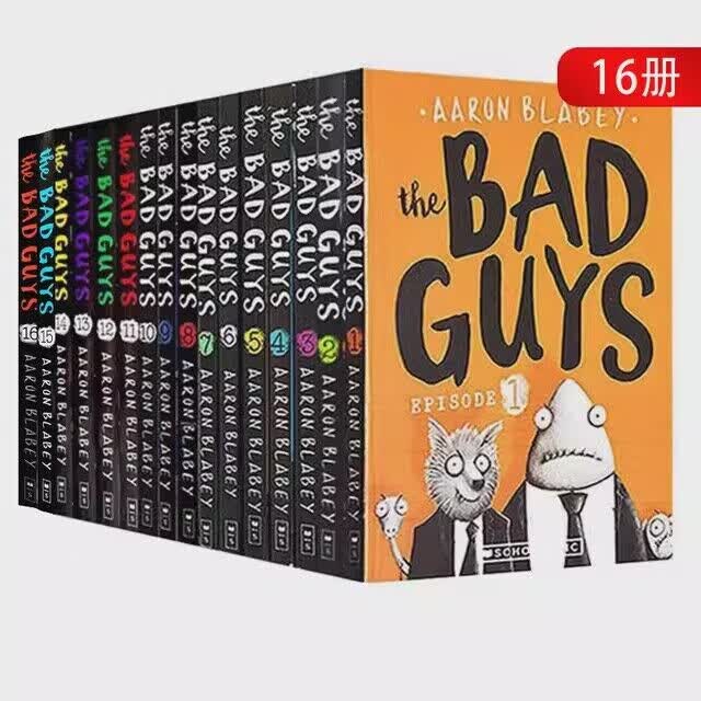 The Bad Guys 我是大坏蛋 16册 坏蛋联盟 英文原版儿童漫画电影小说 Scholastic学乐畅销童书 英语课外阅读章节书Aaron Blabey . 梦想童趣城