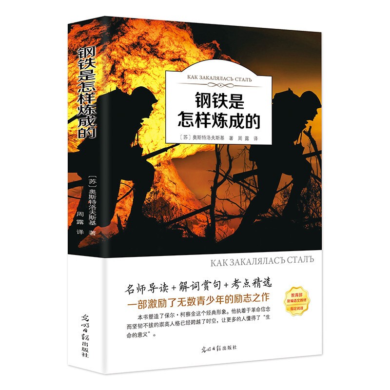 【特价专区】 钢铁是怎样炼成的 原版有声伴读足本中小学小学生初中生原著青少年版课外阅读书籍八年级下册高
