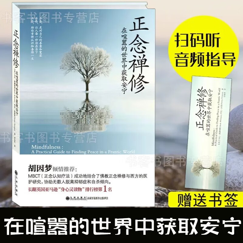 【赠书签+音频】正念禅修:在喧嚣的世界中获取安宁《情商》作者丹尼尔戈尔曼 胡因梦倾情推*正念减压疗法书籍身心灵读物 禅修