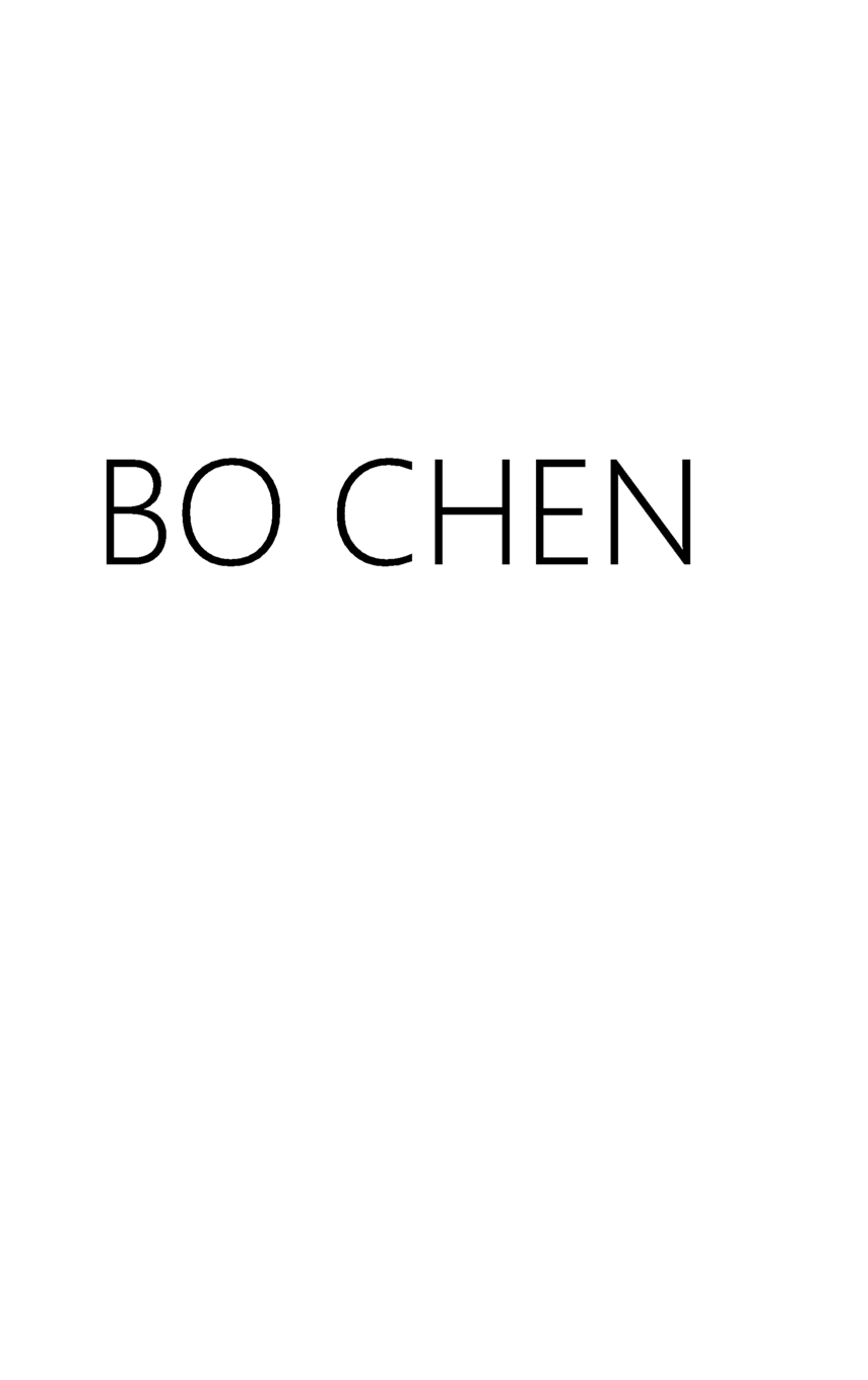 【预售 按需印刷】BO CHEN