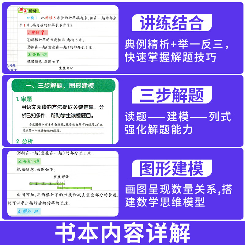 数学思维训练一年级二年级三年级下册四年级五年级六年级上册人教版同步专项强化训练小学奥数举一反三计算应 【上册+下册】数学思维天天练 2册 小学二年级