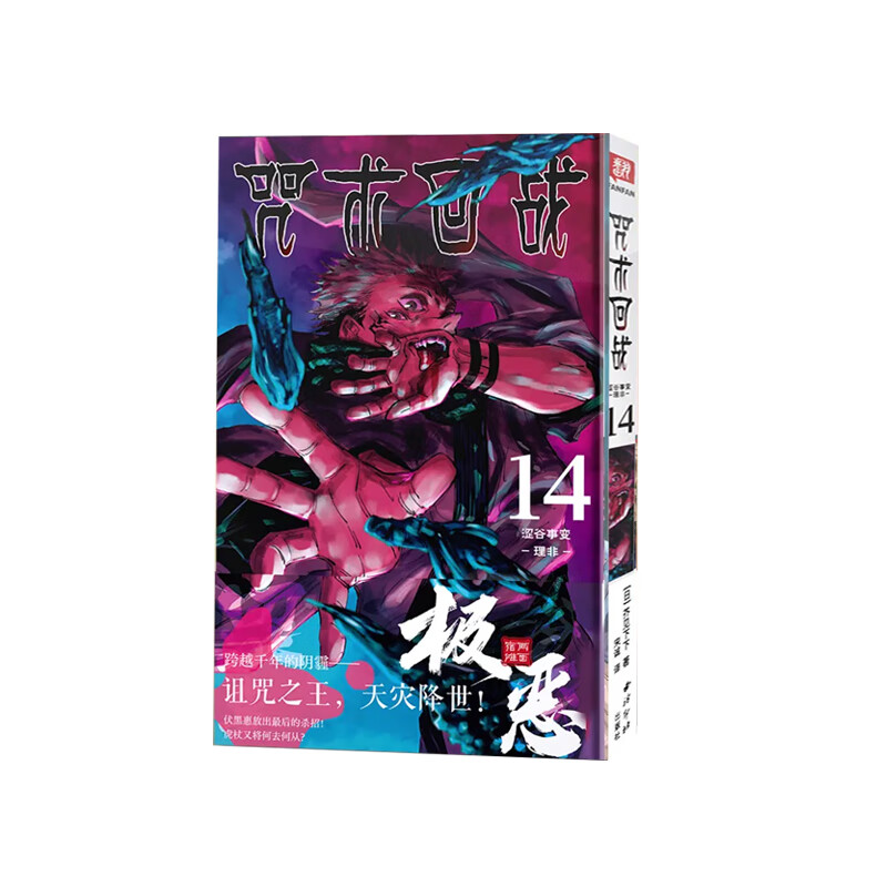 限量特典版 咒术回战 漫画书014册 简体中文版 芥见下下著 动漫日 咒术[14]涩谷事变-理非(116~