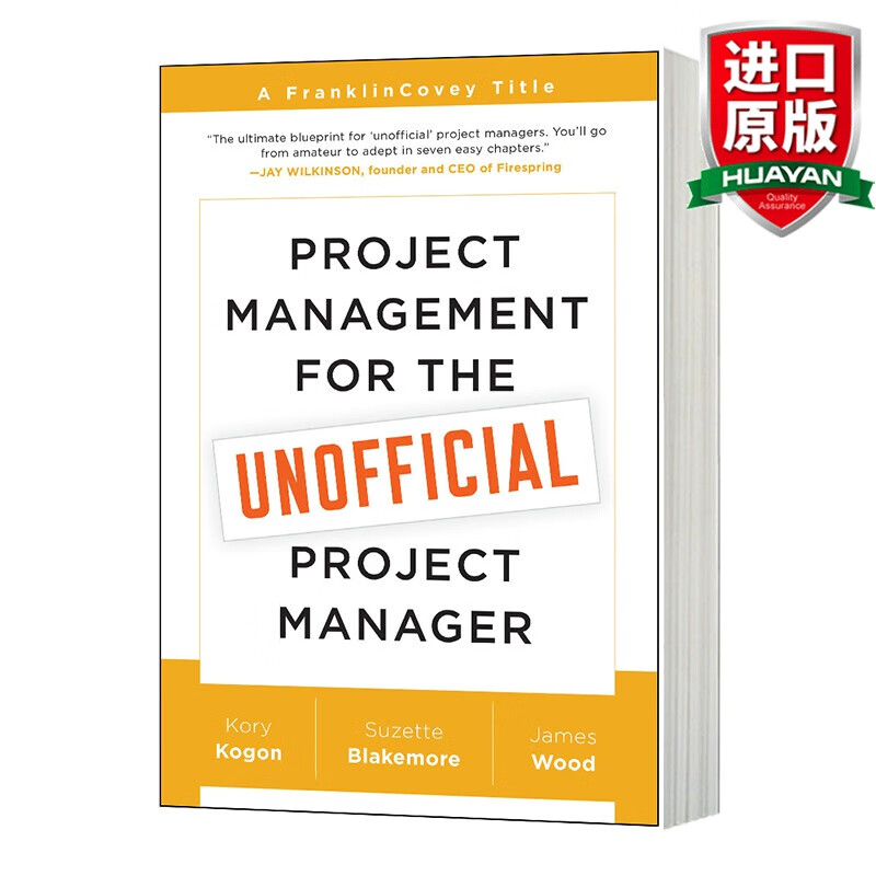 英文原版 非专业出身的项目管理经理专用管理指南 Project Management