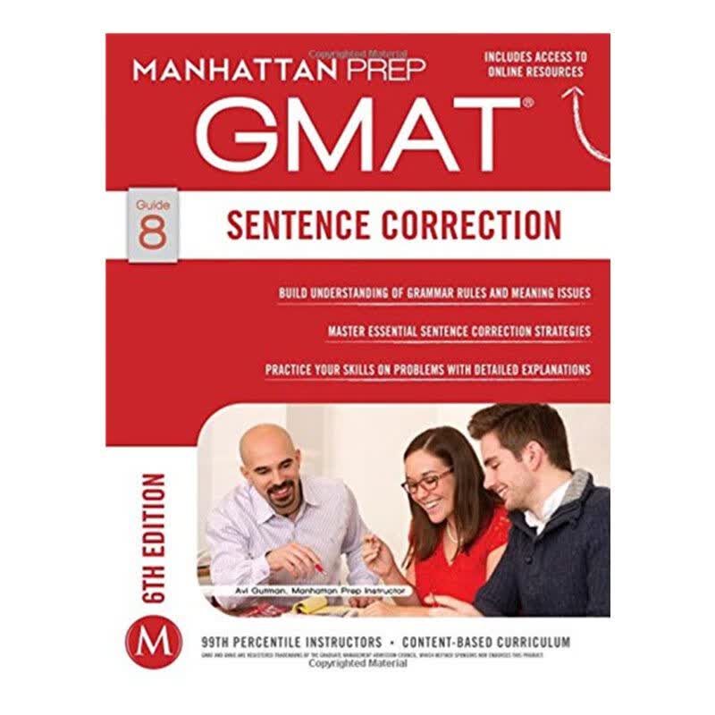 第6版曼哈顿GMAT Manhattan GMAT语法句子填空8