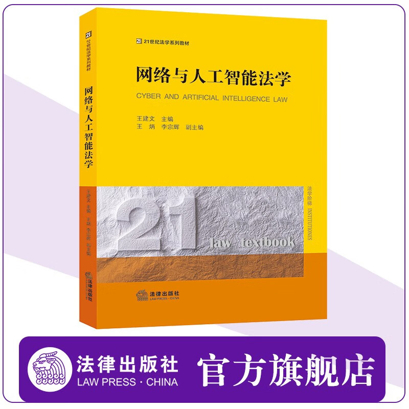 网络与人工智能法学 王建文主编 王炳 李宗辉副主编 21世纪法学系列教材 法律出版社