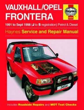 Vauxhall/Opel Frontera Petrol & Diesel (91-Sept 98) J to S