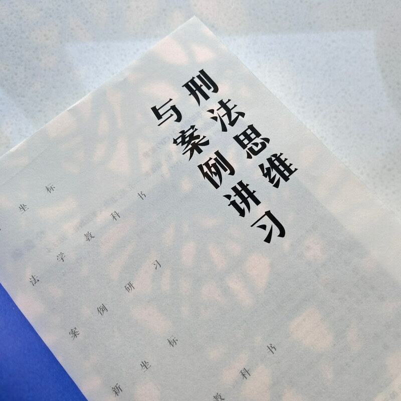 刑法思维与案例讲习