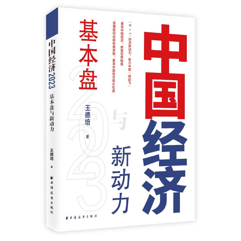 2023新书 中国经济.2023：基本盘与新动力 经济发展兴趣爱好者相关领域研究人员参考书 经济类书籍 王德培 上海远东出版社