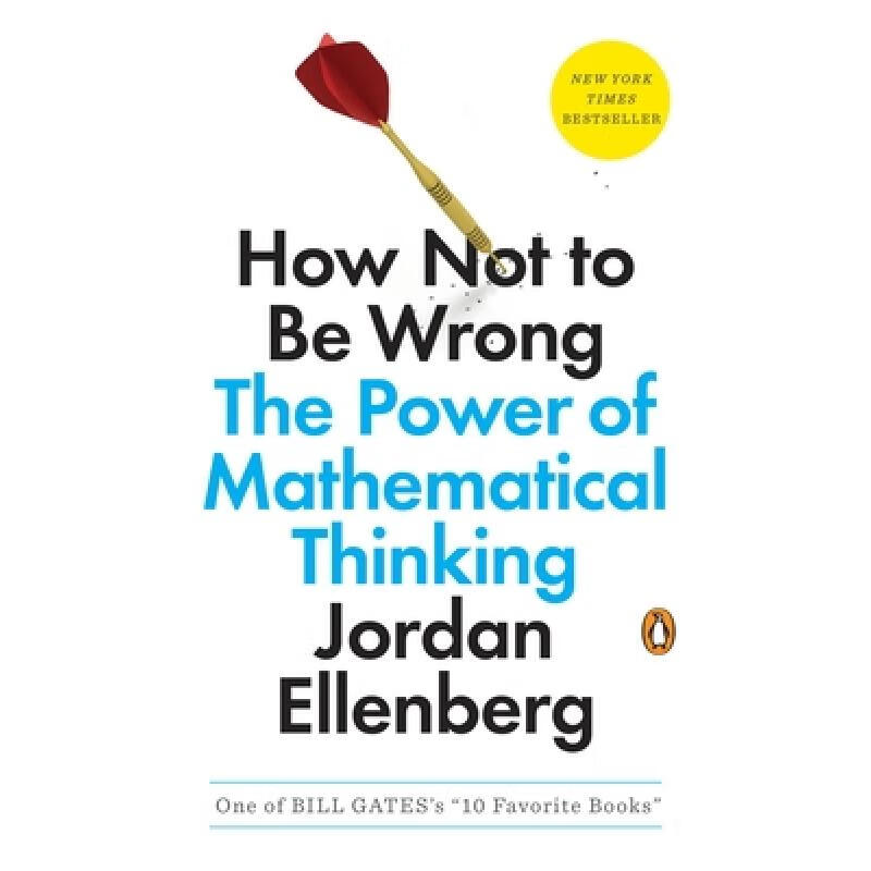 现货 如何不出错 How Not to Be Wrong: The Power of Math...