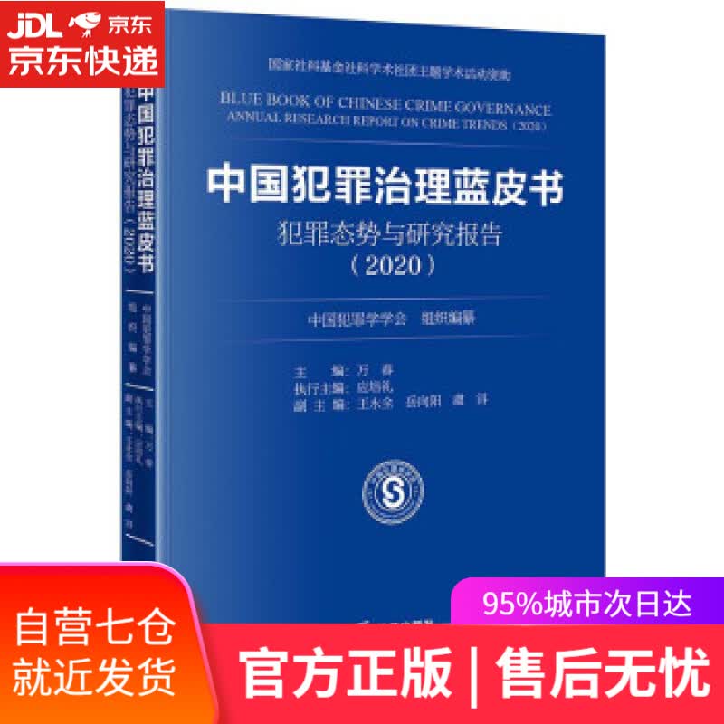 中国犯罪治理蓝皮书：犯罪态势与研究报告（2020） 中国犯罪学学会 编 法律出版社