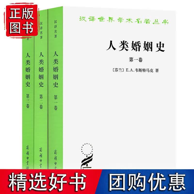 人类婚姻史（全三卷）(汉译名著本)